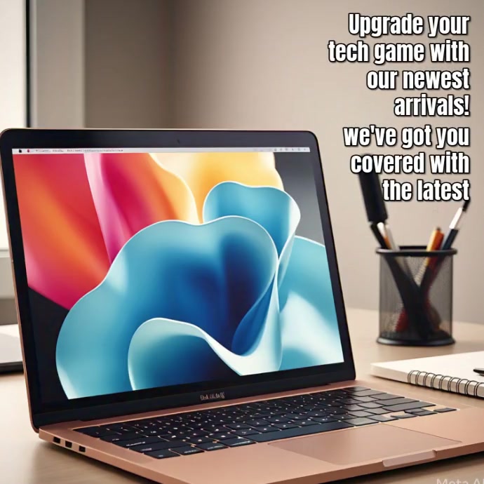 Maximalist Laptop Mockup Instagram Post Template | PosterMyWall