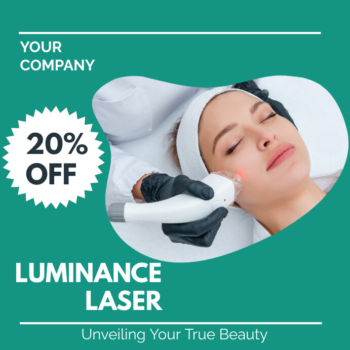Maximalist Laser Treatment Instagram Post Template | PosterMyWall