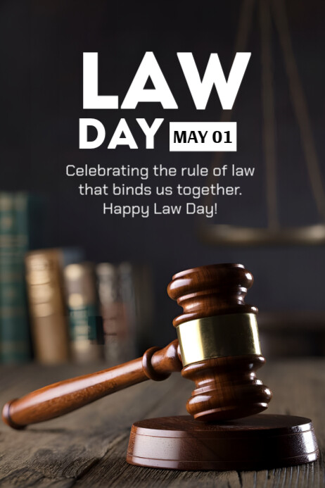 Maximalist Law Day Poster Template | PosterMyWall