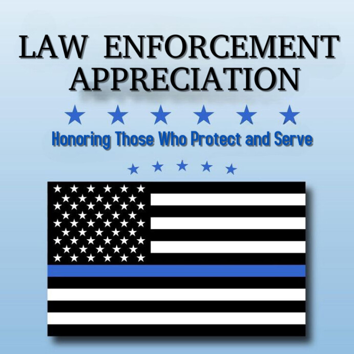 Maximalist Law Enforcement Appreciation Day January 9 Instagram Post ...