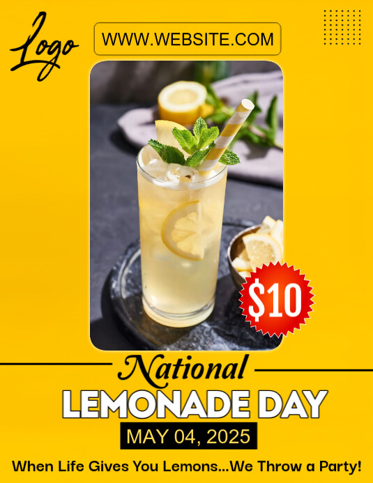 Copy of Maximalist Lemonade Ads Flyer (us Letter) | PosterMyWall