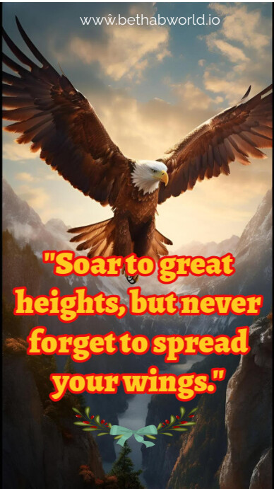 Copy of Maximalist Life Quote Of A Flying Eagle Instagram Story | PosterMyWall