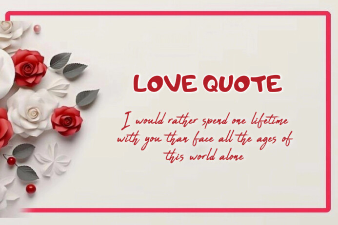 Copy of Maximalist Love Quote Banner 4' × 6' | PosterMyWall