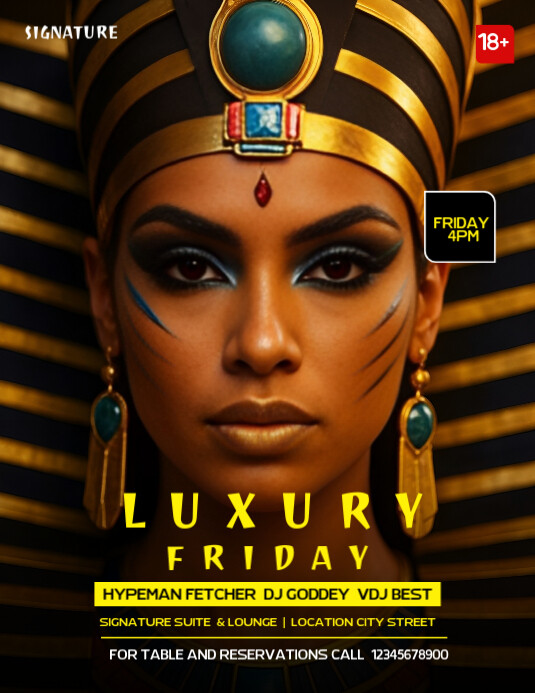 Copy of Maximalist Luxury Friday Flyer (us Letter) | PosterMyWall