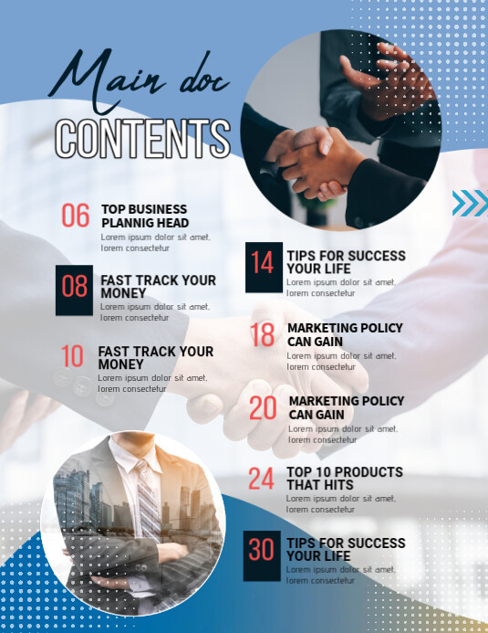 Copy of Maximalist Magazine Content Page Design Flyer (us Letter) | PosterMyWall