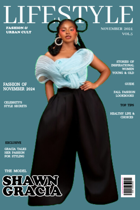 Copy of Maximalist Magazine Cover Model Poster | PosterMyWall