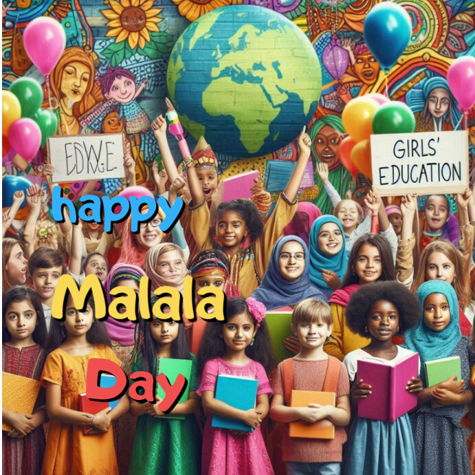 Copy of Maximalist Malala Day Instagram Post | PosterMyWall
