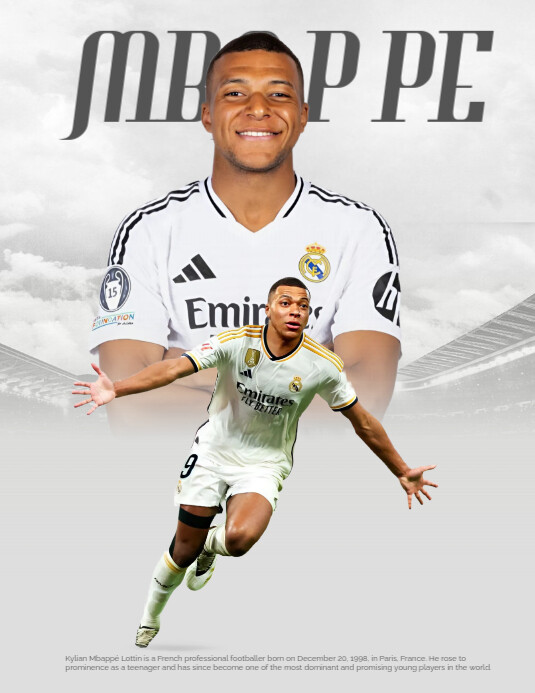 Copy of Maximalist Mbappe Flyer (us Letter) | PosterMyWall