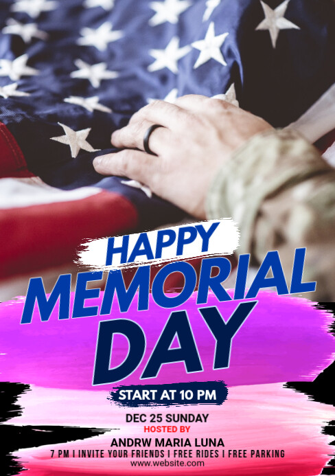 Copy of Maximalist Memorial Day A5 | PosterMyWall