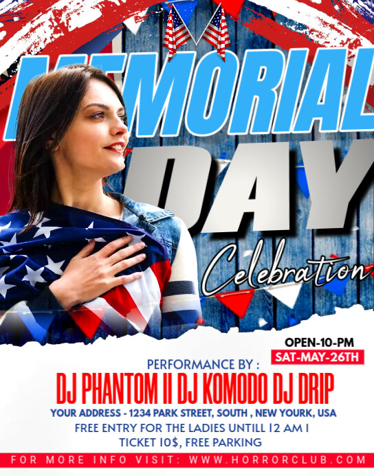 Modèle Maximalist Memorial Day Celebration Poster/wallboard | PosterMyWall