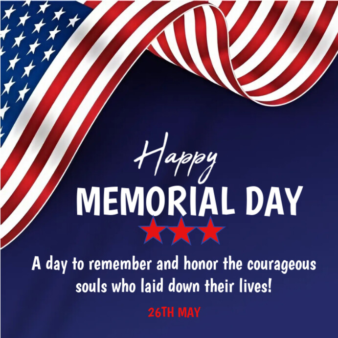 Copy of Maximalist Memorial Day Flyer Instagram Post | PosterMyWall