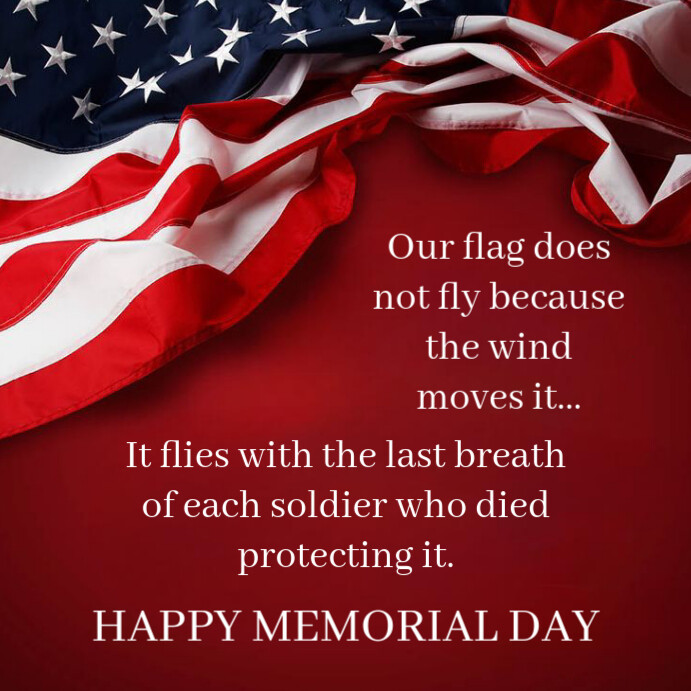 Maximalist Memorial Day Instagram Post templaat | PosterMyWall