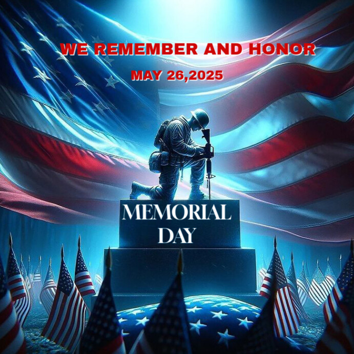 Plantilla de Maximalist Memorial Day Instagram Post | PosterMyWall