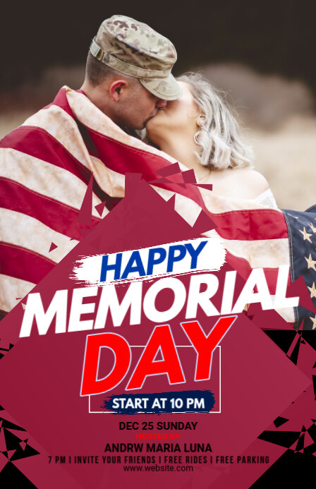 Copy of Maximalist Memorial Day Tabloid | PosterMyWall