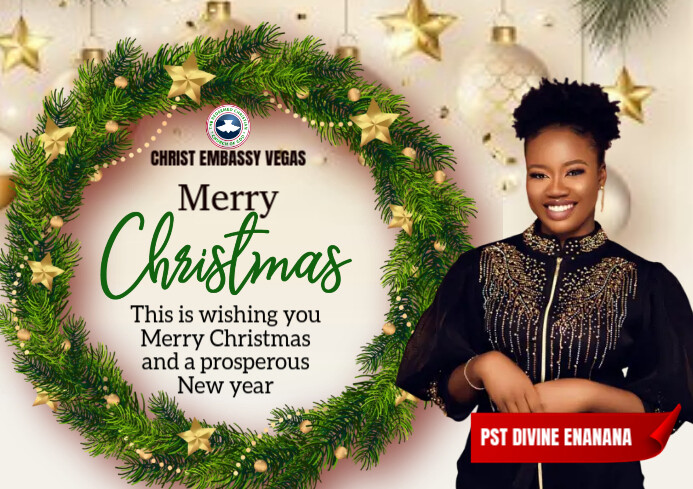 Maximalist Merry Christmas A3 Template | PosterMyWall