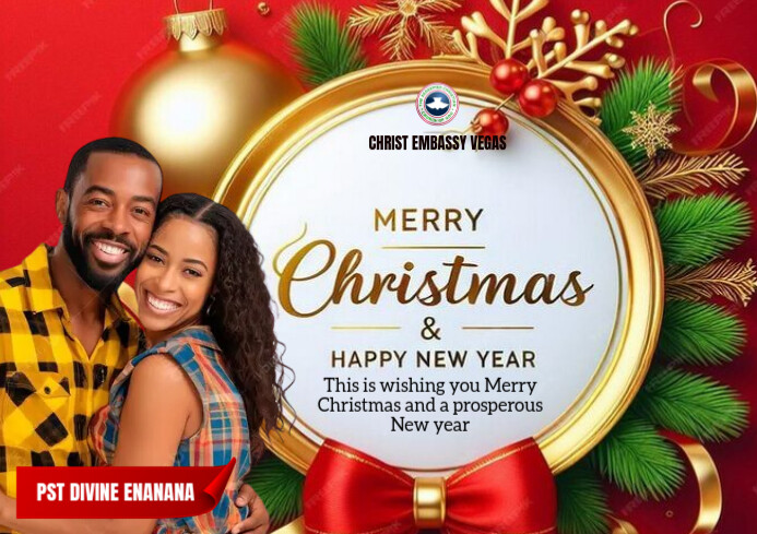 Maximalist Merry Christmas A3 Template | PosterMyWall