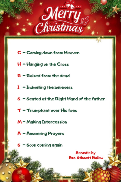 Maximalist Merry Christmas/christmas Acronyms Pinterest Graphic ...