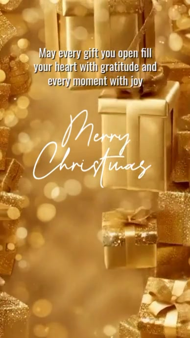 Maximalist Merry Christmas Instagram Story Template | PosterMyWall