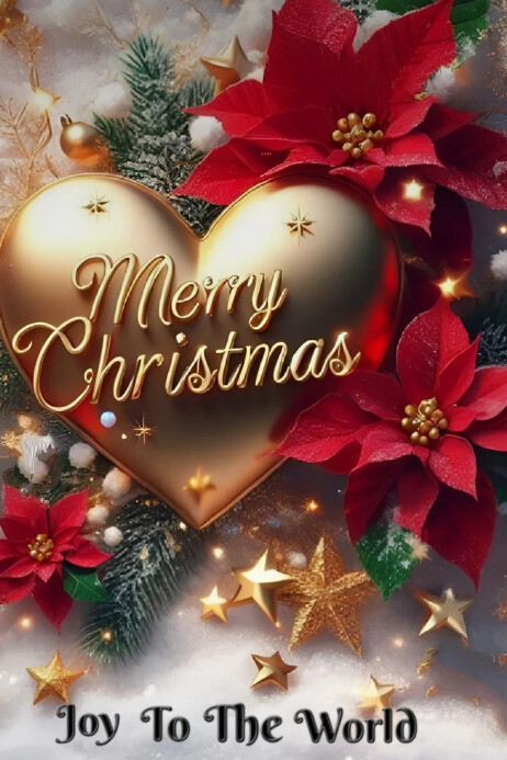 Maximalist Merry Christmas Poster Template | PosterMyWall