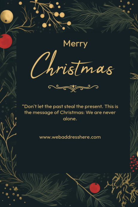 Maximalist Merry Christmas Poster Template | PosterMyWall