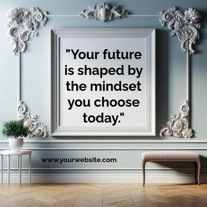 Maximalist Mindset Quote Instagram Post Template | PosterMyWall