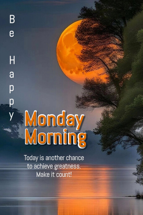 Maximalist Monday Morning Banner 4' × 6' Template | PosterMyWall