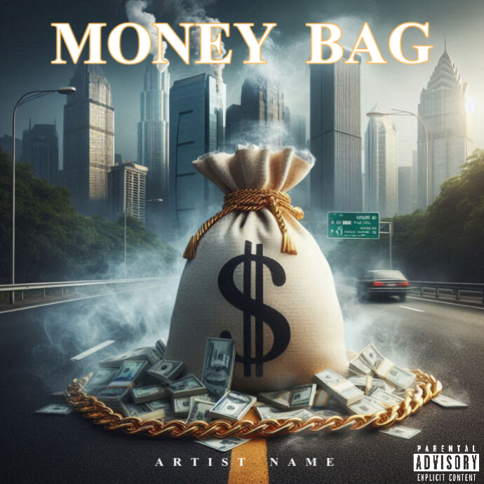 Copy of Maximalist Money Bag Mixtape Album Cover Album Cover | PosterMyWall