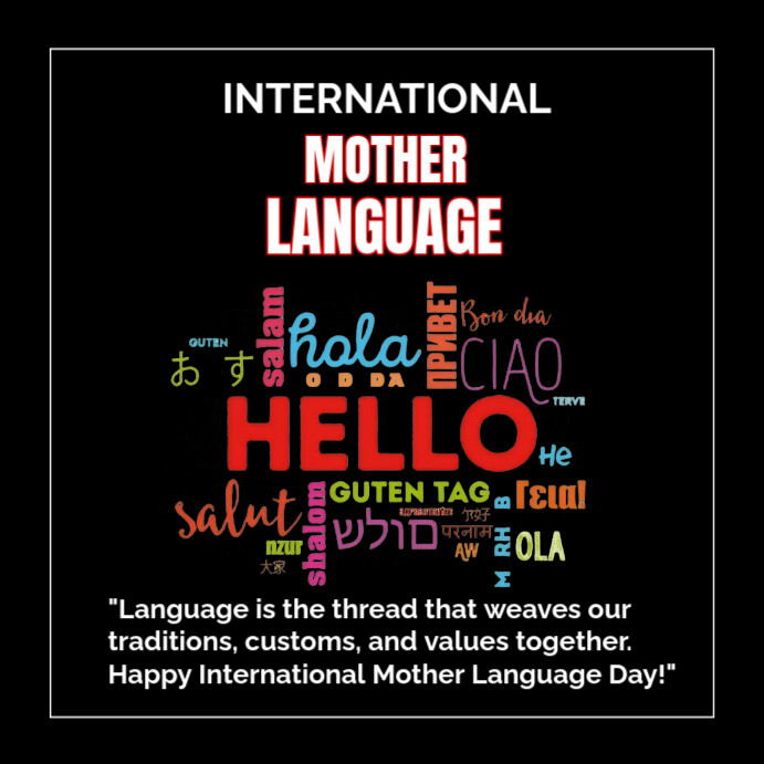 Plantilla de Maximalist Mother Language Instagram Post | PosterMyWall