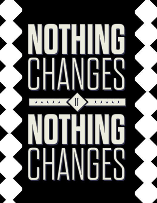 Plantilla de Maximalist Motivational Words Poster Flyer (us Letter ...