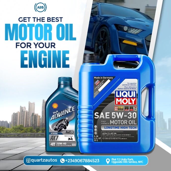 Maximalist Motor Oil Product Showcase Instagram Post Template ...