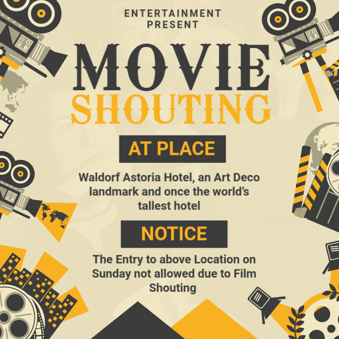 Copy of Maximalist Movie Shouting Poster Instagram Post | PosterMyWall