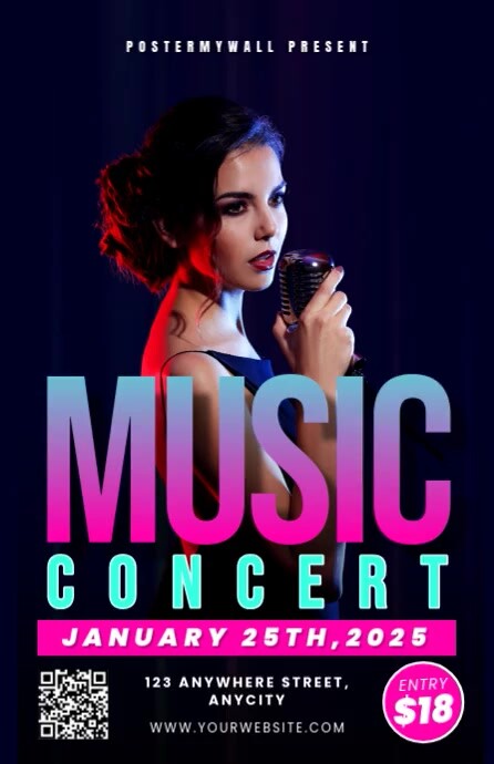 Copy of Maximalist Music Concert Tabloid | PosterMyWall