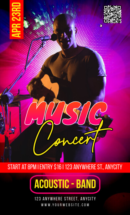 Maximalist Music Concert Us Legal Template | PosterMyWall