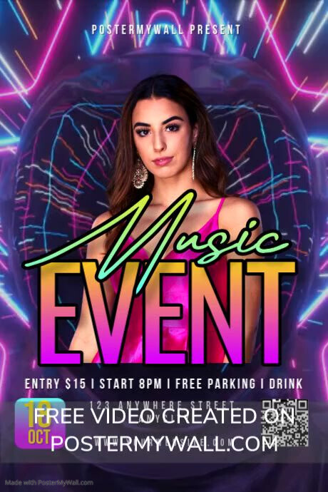 Plantilla de Maximalist Music Event Poster | PosterMyWall