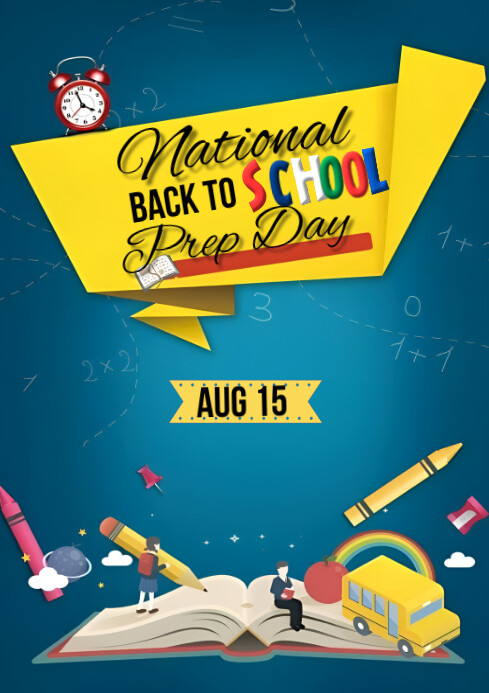 Copy of Maximalist National Back To School Prep Day A | PosterMyWall