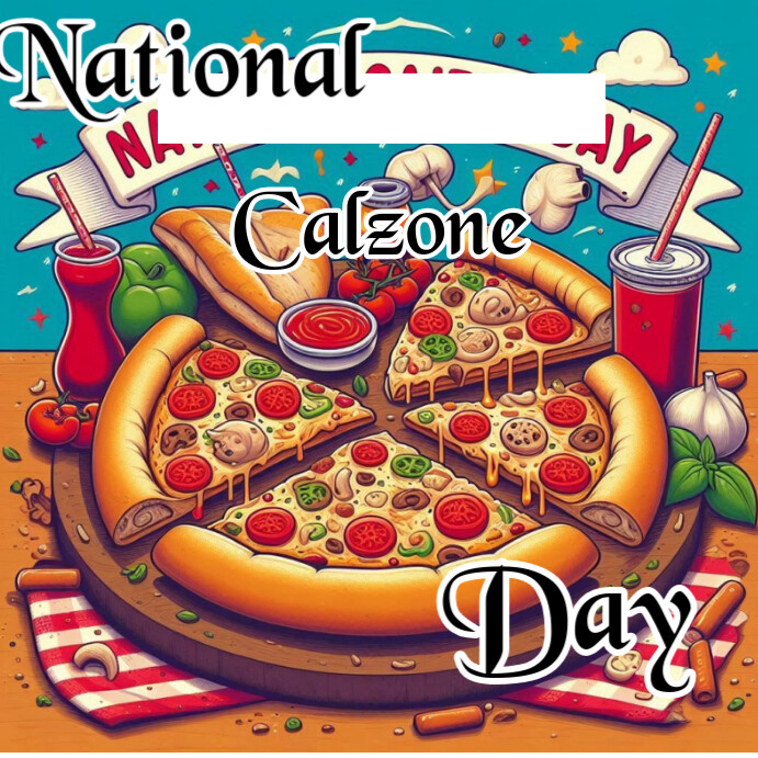 Plantilla de Maximalist National Calzone Day Instagram Post | PosterMyWall