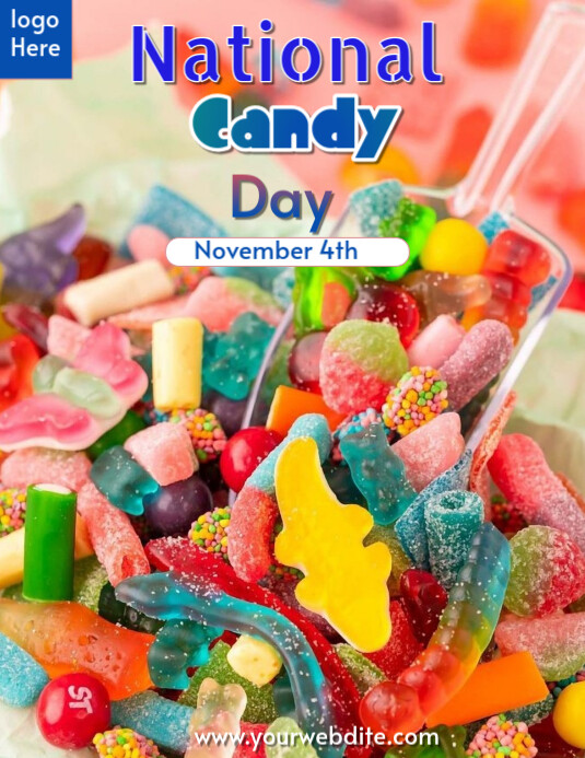 Copy of Maximalist National Candy Day Flyer (us Letter) | PosterMyWall