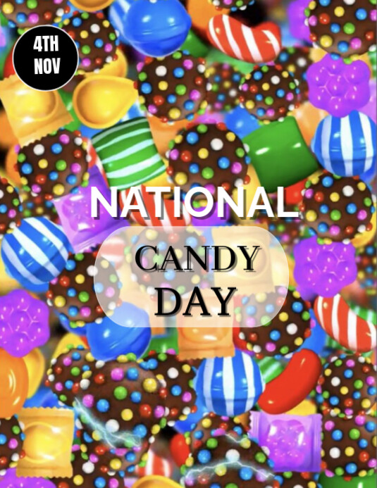 Copy of Maximalist National Candy Day Flyer (us Letter) | PosterMyWall