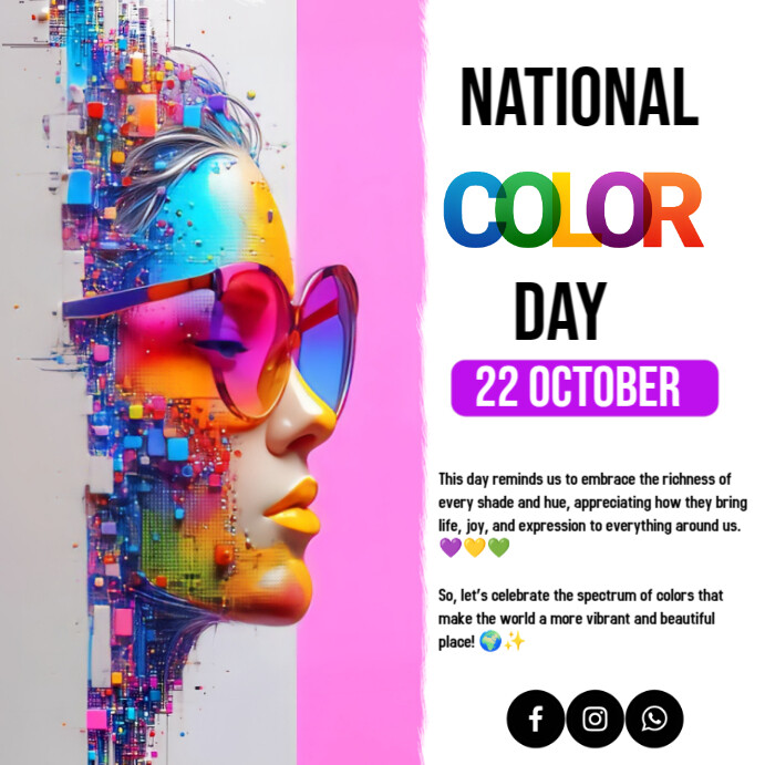 Copy of Maximalist National Color Day Instagram Post | PosterMyWall
