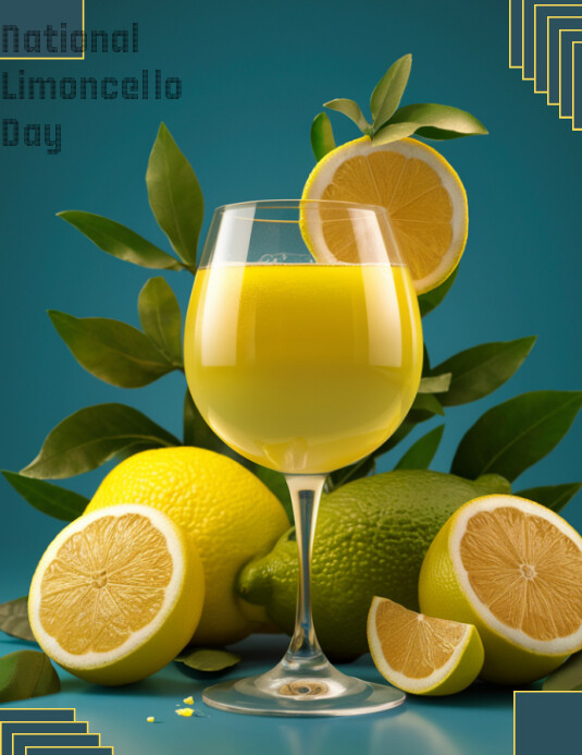 Maximalist National Limoncello Day Flyer (us Template | PosterMyWall