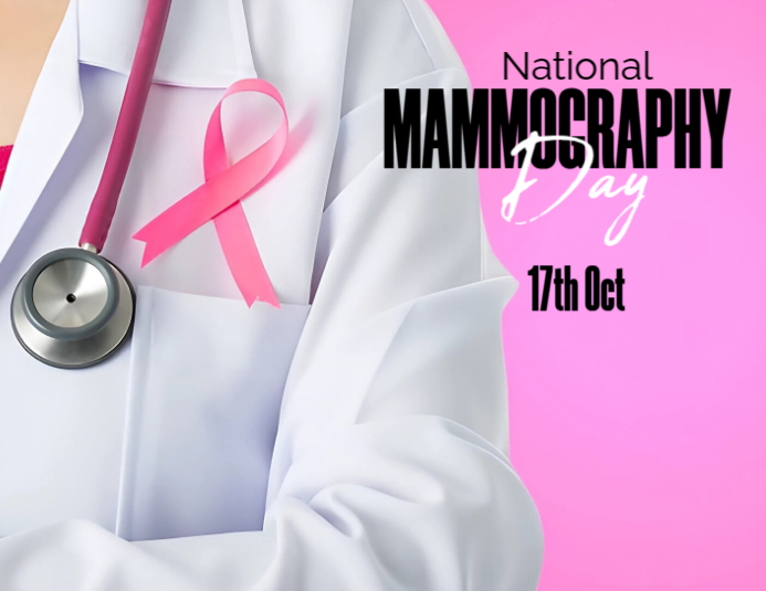 Maximalist National Mammography Day Flyer (us Letter) Template ...