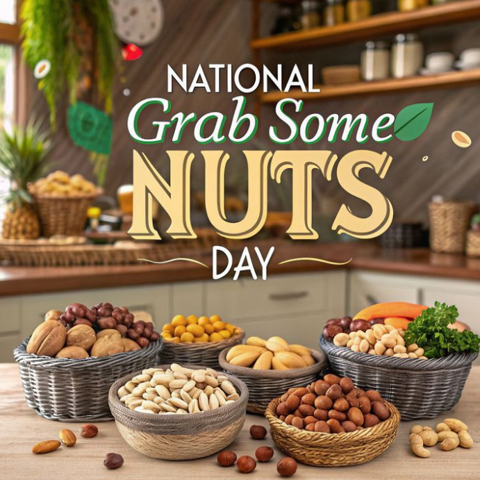Maximalist National Nut Day Instagram Post Template | PosterMyWall