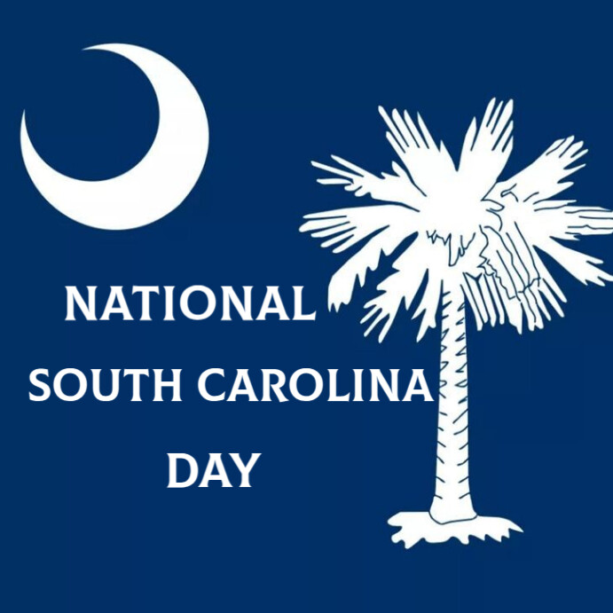 Maximalist National South Carolina Day Instagram Post Template ...