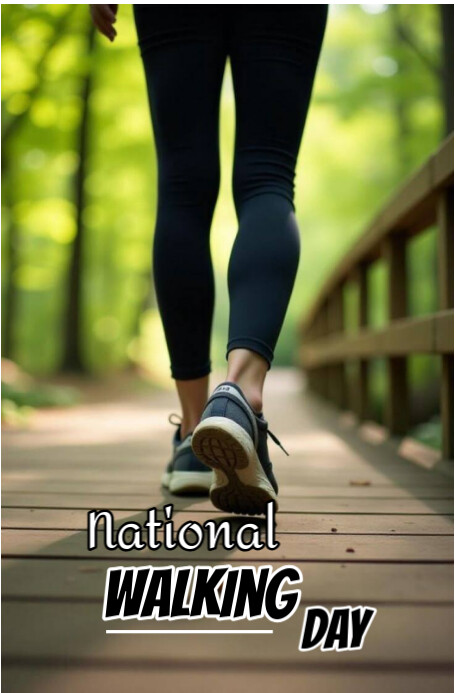 Copy of Maximalist National Walking Day Poster | PosterMyWall