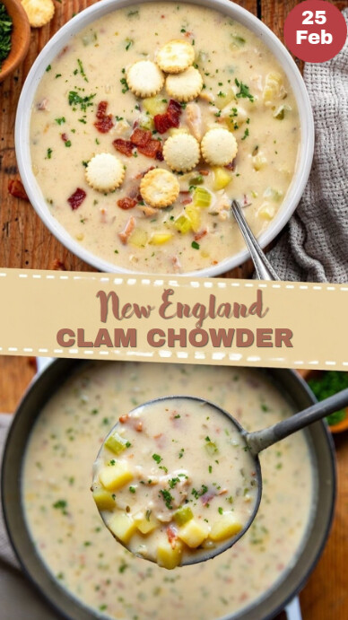 Copy of Maximalist New England Clam Chowder Instagram Story | PosterMyWall