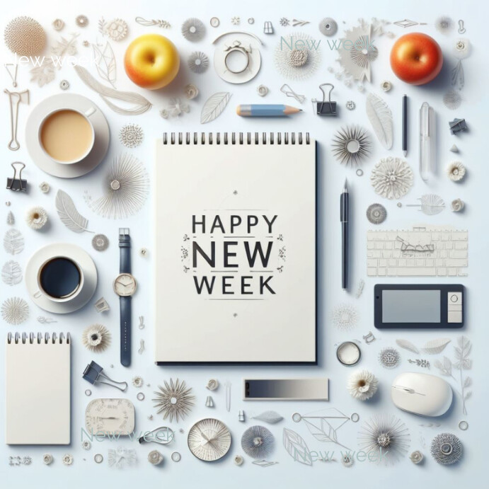 Maximalist New Week Instagram Post Template | PosterMyWall