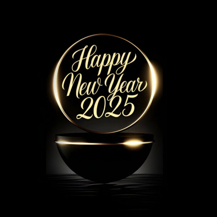 Maximalist New Year 2025 Instagram Post Template | PosterMyWall