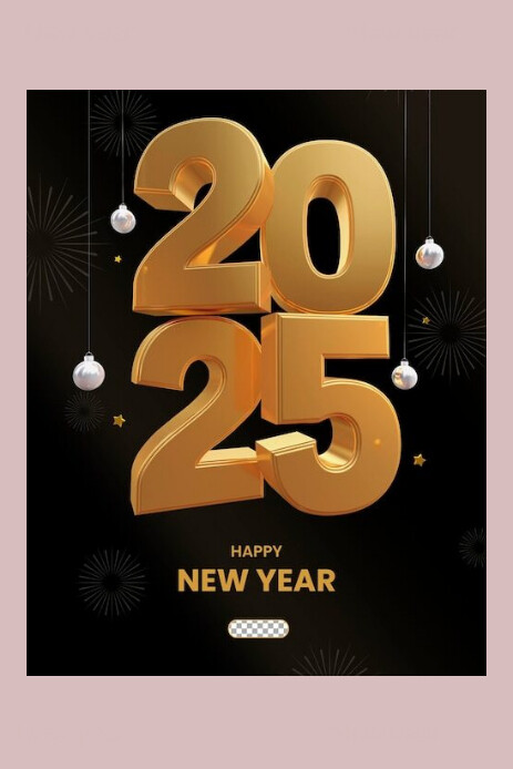 Maximalist New Year Pinterest Graphic Template | PosterMyWall