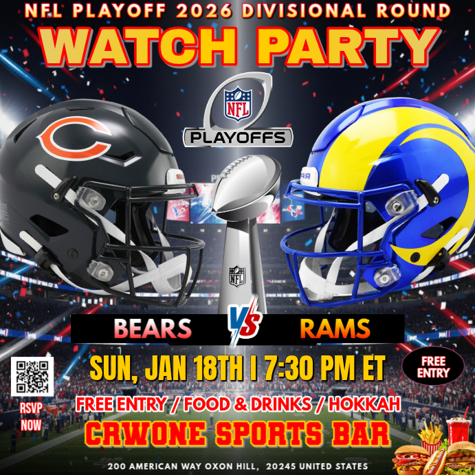 Maximalist Nfl Playoff 2026: Chicago Bears Vs. Los Angeles Rams Watch ...