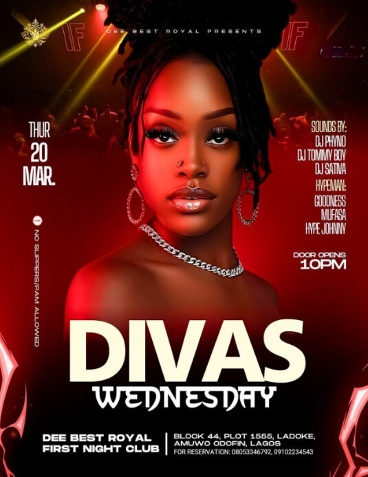 Maximalist Night Club Party Flyer (us Letter) Template | PosterMyWall